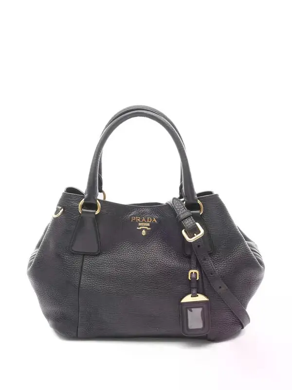 Prada 2010s Vitello Daino Tote Bag