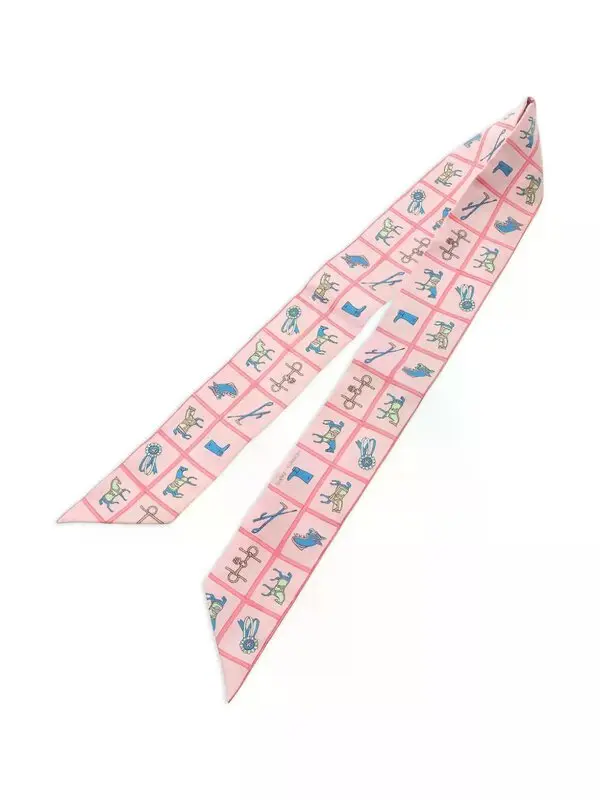 Hermès Graphic Ribbon Scarf
