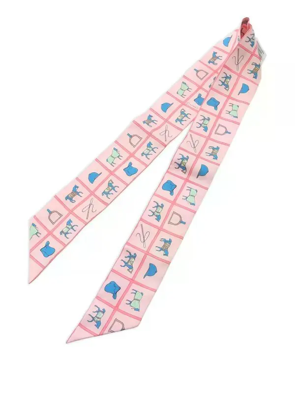 Hermès Graphic Ribbon Scarf