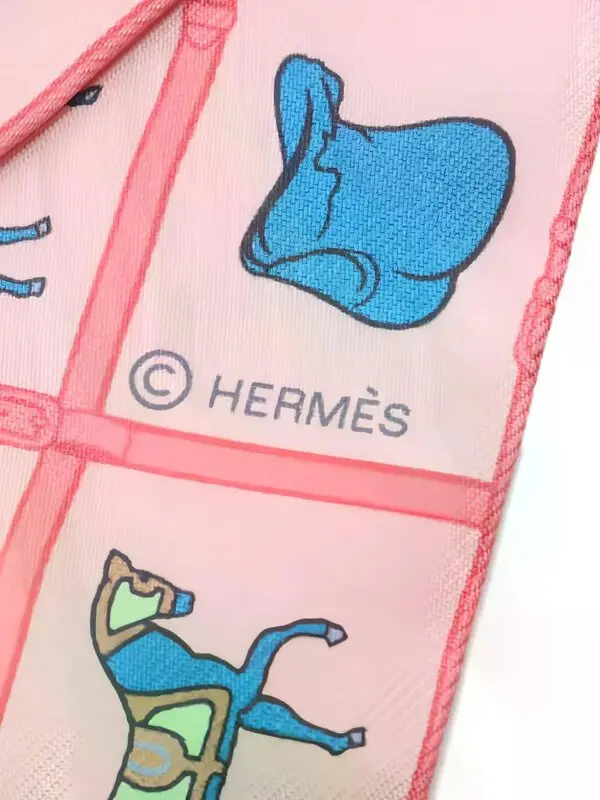 Hermès Graphic Ribbon Scarf