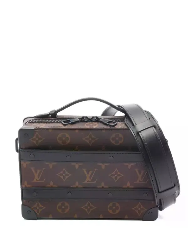 LOUIS VUITTON 2021 Handle Soft Trunk Bag Macassar Monogram - Brown