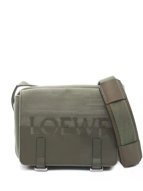 Loewe 2000s Xs Military Messenger Bag - Green