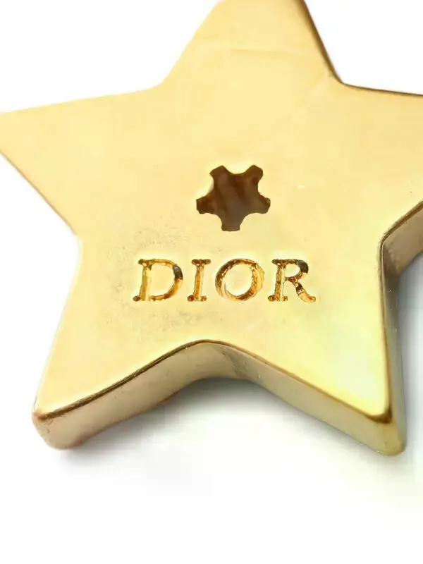 Dior Star Logo Stud Earrings