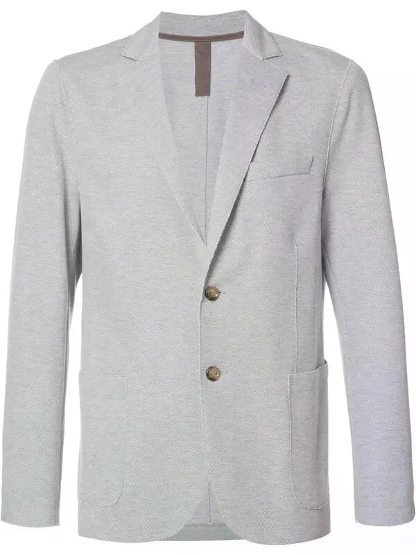 Eleventy Button Up Blazer - Grey