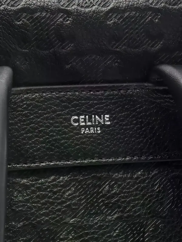 Celine Triomphe Pattern Leather Backpack