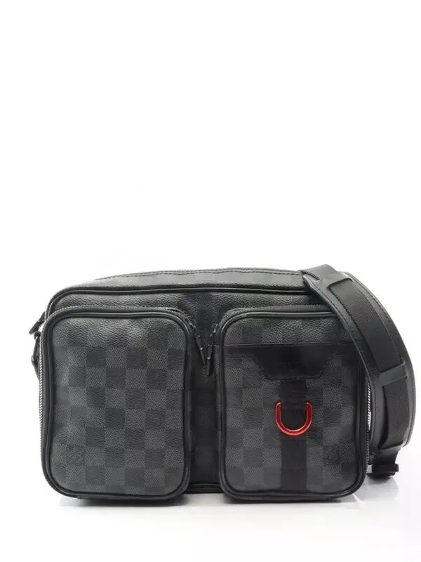 LOUIS VUITTON 2020 Damier Messenger Bag - Black