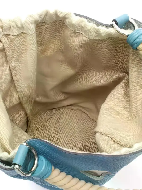 Hermès 2005 Mm Mangeoire Bucket Bag - Blue