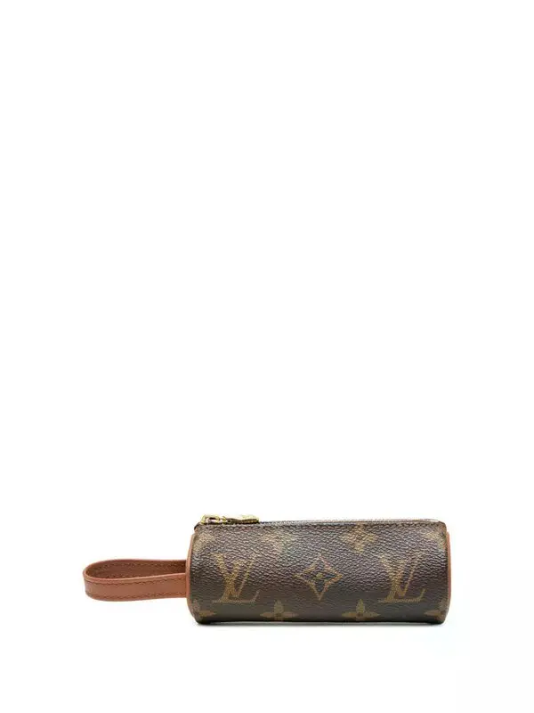 LOUIS VUITTON 1999 Monogram Etui Golf Ball Case - Brown