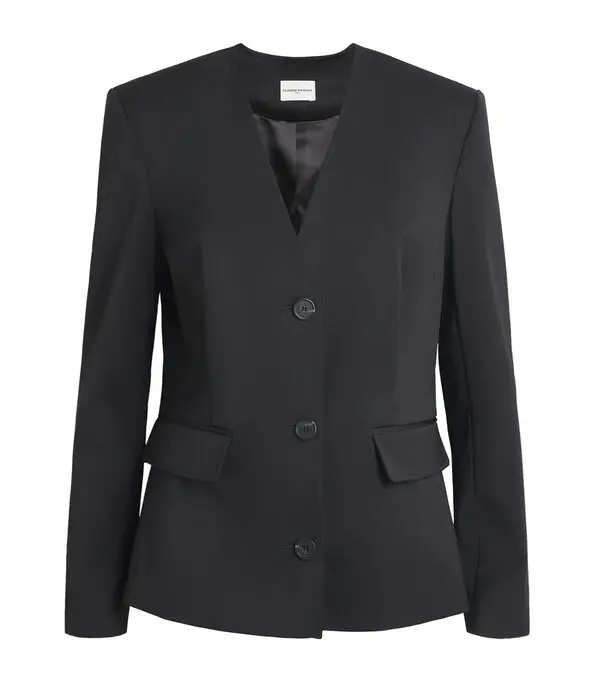 Claudie Pierlot Collarless Blazer