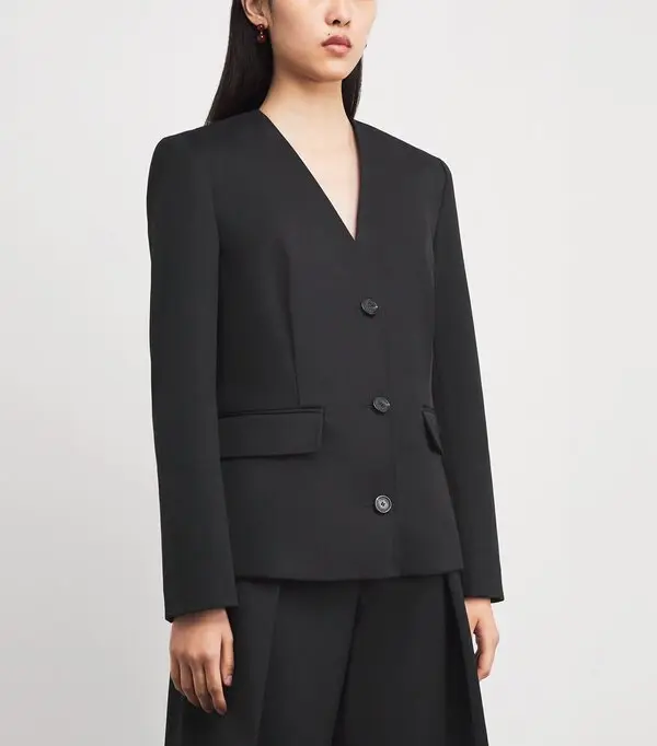 Claudie Pierlot Collarless Blazer