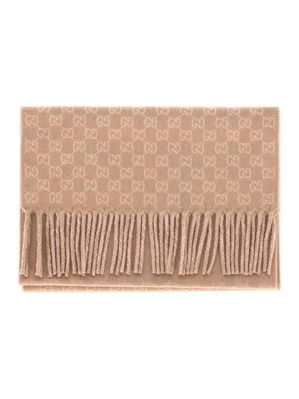 Gucci Scarf "gg Supreme - Beige