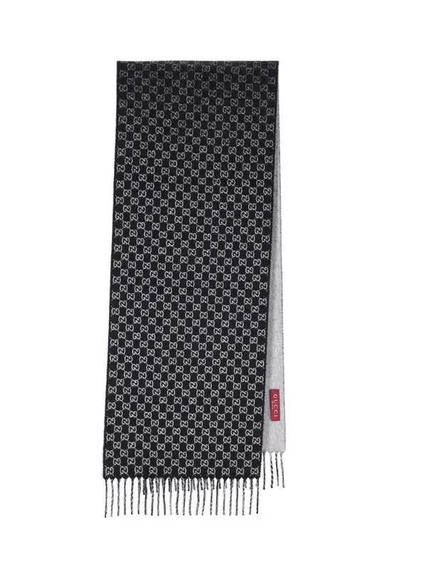 Gucci Scarf "gg Supreme - Black