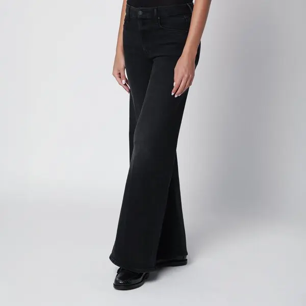 MOTHER Flared Spiked Hair Jeans