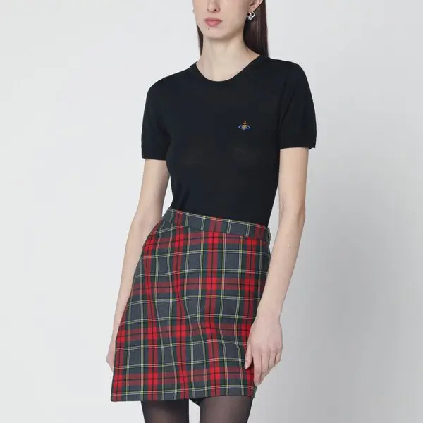 VIVIENNE WESTWOOD Bea Wool And Silk Top - Black