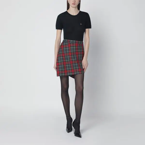 VIVIENNE WESTWOOD Bea Wool And Silk Top - Black