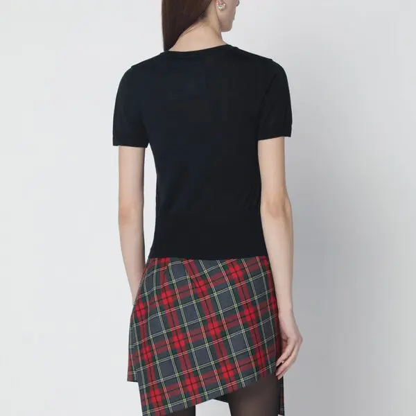 VIVIENNE WESTWOOD Bea Wool And Silk Top - Black