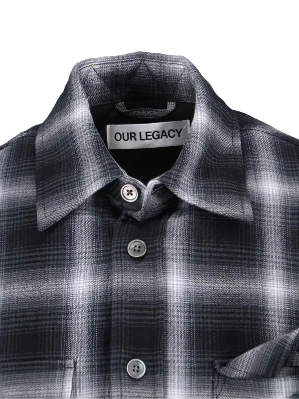 Our Legacy Check Shirt "moss