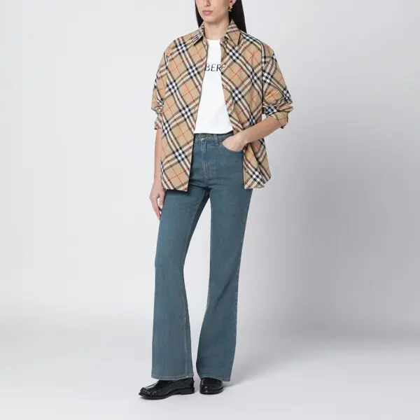 Burberry Check Patterned Shirt