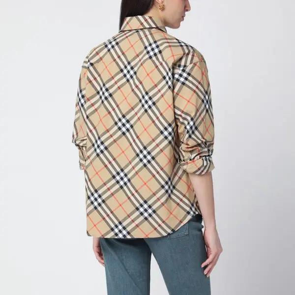 Burberry Check Patterned Shirt