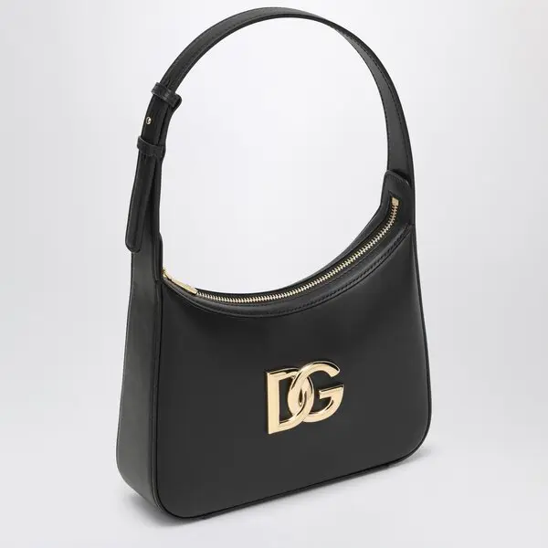 Dolce & Gabbana Leather 3.5 Shoulder Bag - Black