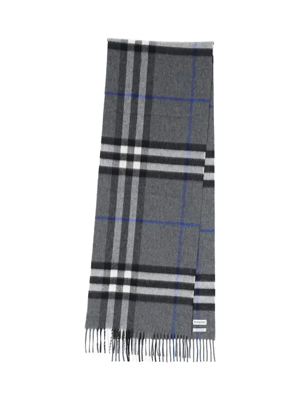 Burberry Scarf "check - Gray