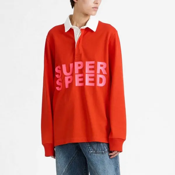 JW Anderson Long Sleeve Polo Shirt