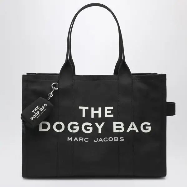 Marc Jacobs Dog Tote Bag - Black