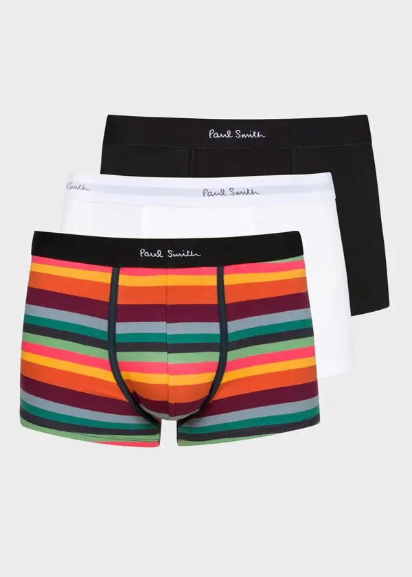 Paul Smith Artist Stripe' Boxer Briefs Three Pack