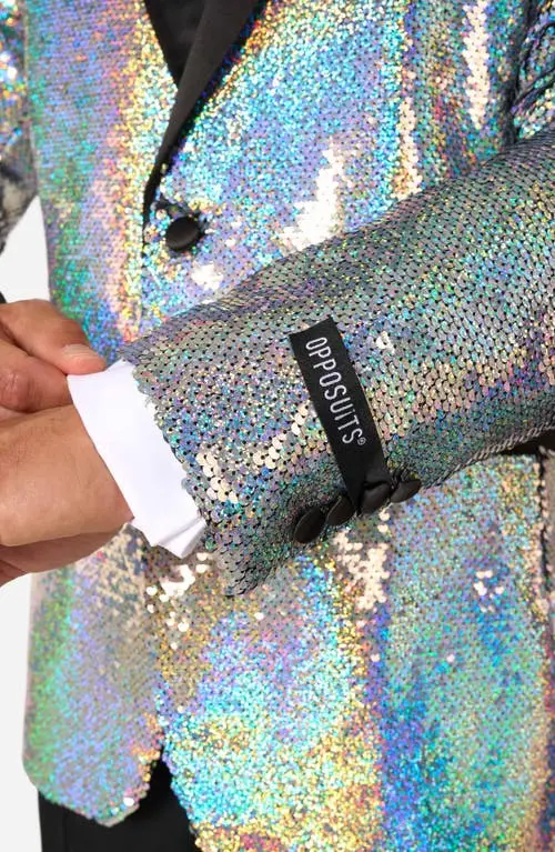 Opposuits Holographic Sequins Dinner Jacket