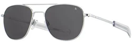 AMERICAN OPTICAL Original Pilot 52mm Aviator Sunglasses - Silver - Gnn