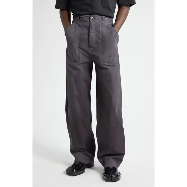 MAISON MARGIELA Straight Leg Cotton Pants