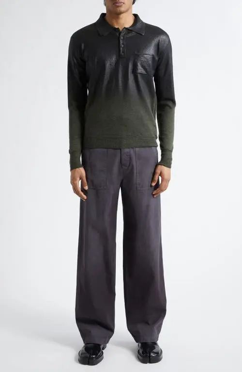 MAISON MARGIELA Straight Leg Cotton Pants