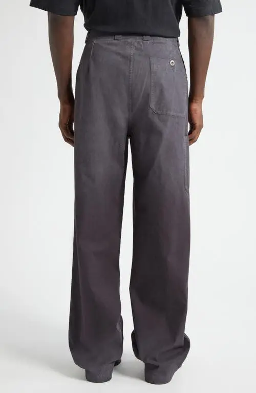 MAISON MARGIELA Straight Leg Cotton Pants
