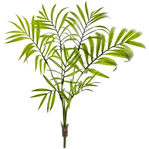 NEARLY NATURAL 15-in Mini Areca Palm Bush - Green