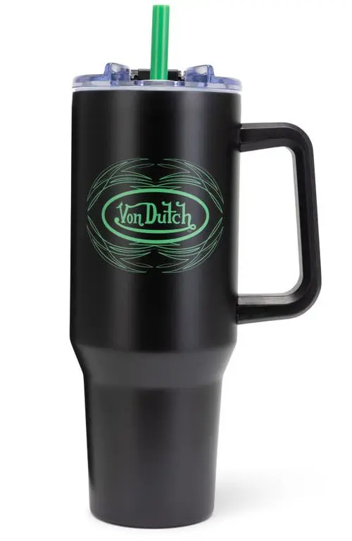 VON DUTCH 40oz Double Walled Insulated Stainless Steel Tumbler - Venom Stripe