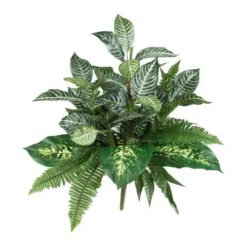 NEARLY NATURAL 25-in Mix S Artificial Plant - Green