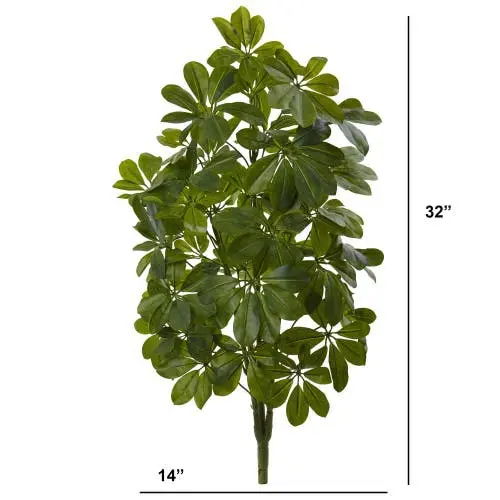 NEARLY NATURAL 32-ft-ft Baby Schefflera Artificial Plant