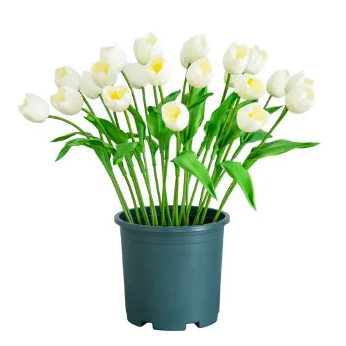 NEARLY NATURAL 2-ft Uv Resistant Artificial Tulip Plant - Green