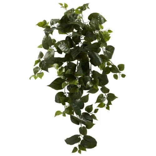 NEARLY NATURAL 34-in Philo Hanging Artificial Plant - Green