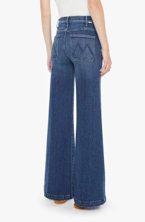 MOTHER The Hustler Roller Patch Flare Leg Jeans