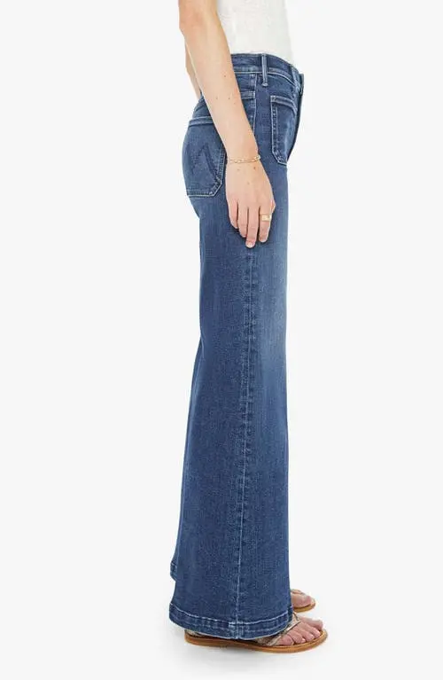 MOTHER The Hustler Roller Patch Flare Leg Jeans
