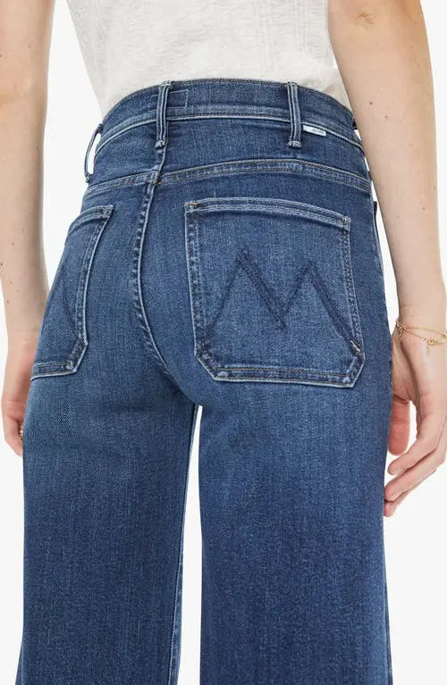 MOTHER The Hustler Roller Patch Flare Leg Jeans