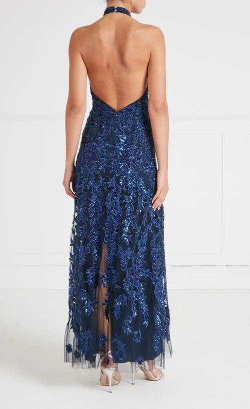 TEMPERLEY LONDON Genevieve Halter Gown