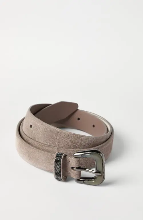 Brunello Cucinelli Suede Belt