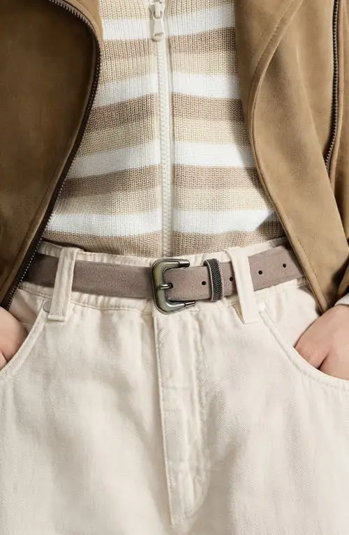 Brunello Cucinelli Suede Belt
