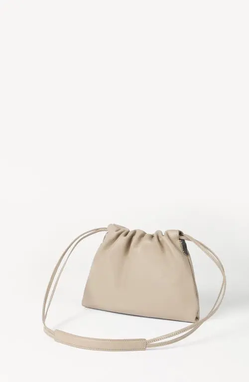 Brunello Cucinelli Calfskin Bc Duo Pouch Bag