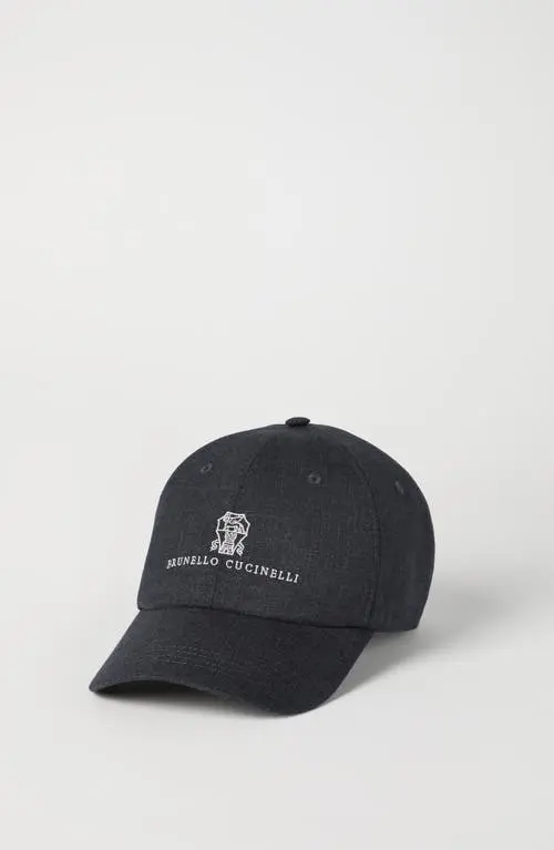 Brunello Cucinelli Baseball Cap - Anthracite