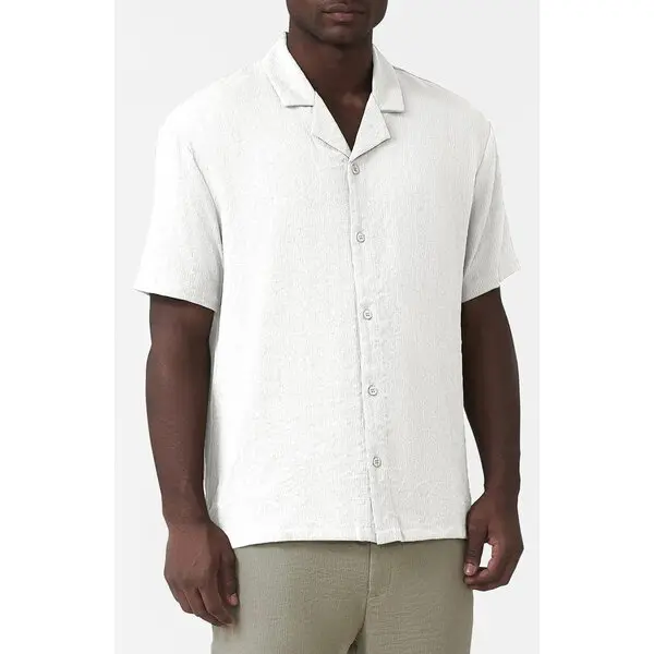 MAUVAIS Fiorano Relaxed Fit Shirt - White
