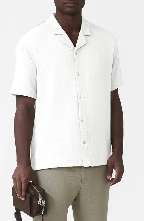MAUVAIS Fiorano Relaxed Fit Shirt - White