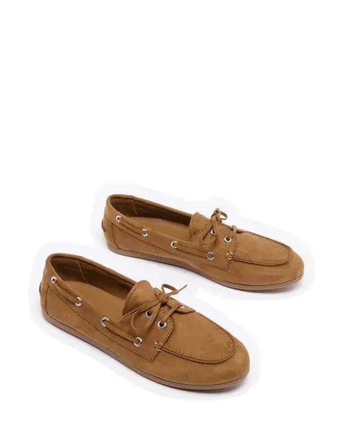 THERAPY AUSTRALIA Sailor Boat Shoe - Toffee Microsuede